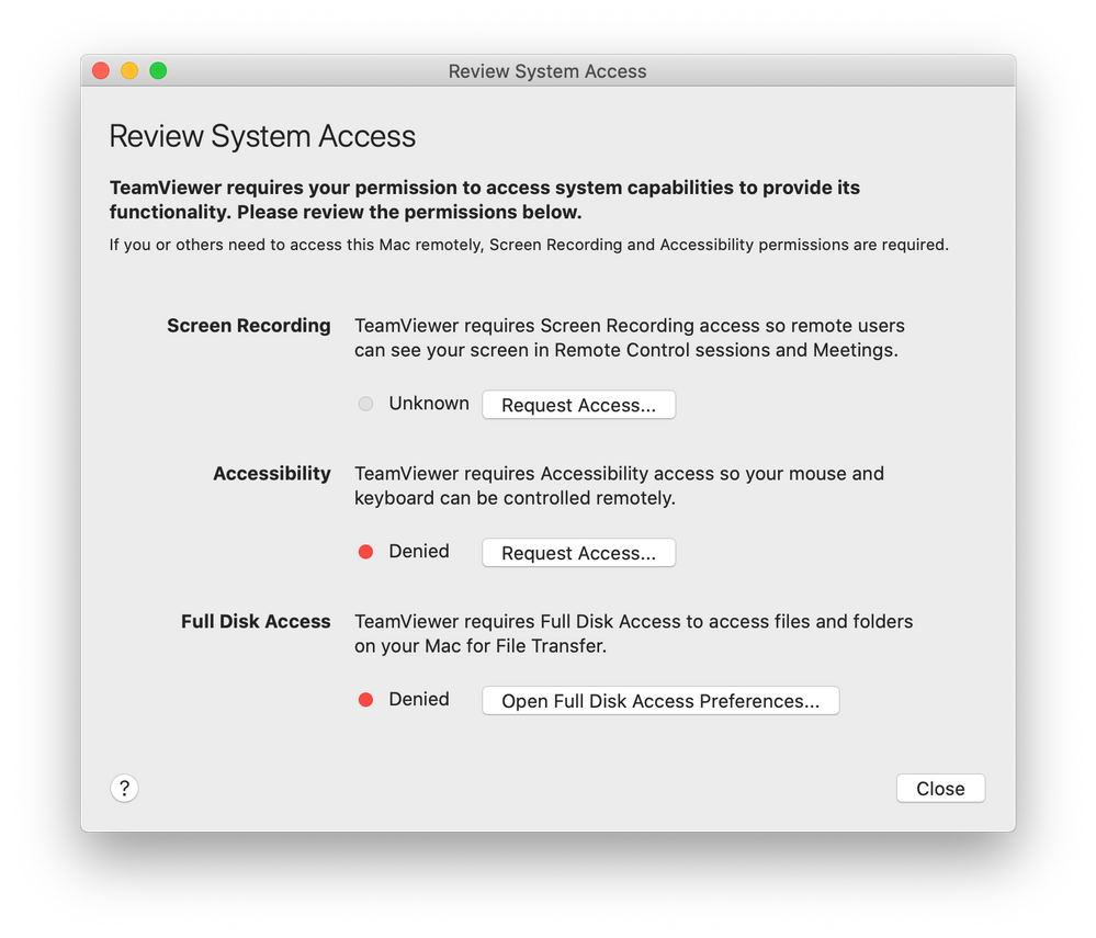 How To Allow Access Permission On Mac For TeamViewer Brongus